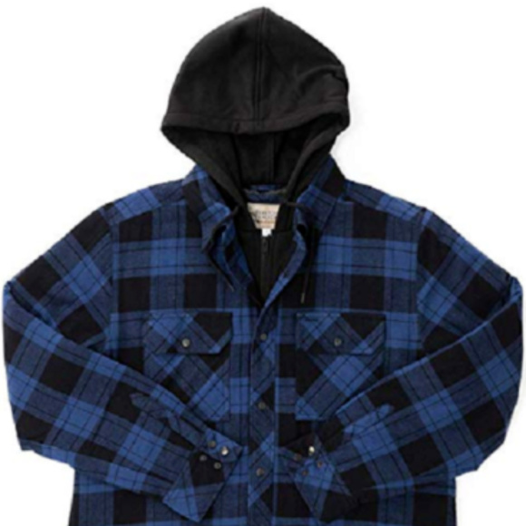 Boston Traders | Shirts | Boston Traders Mens Hooded Shirt Jacket ...